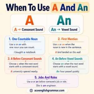 Articles In English Grammar: A, An, The, And No Article - AceEnglishGrammar