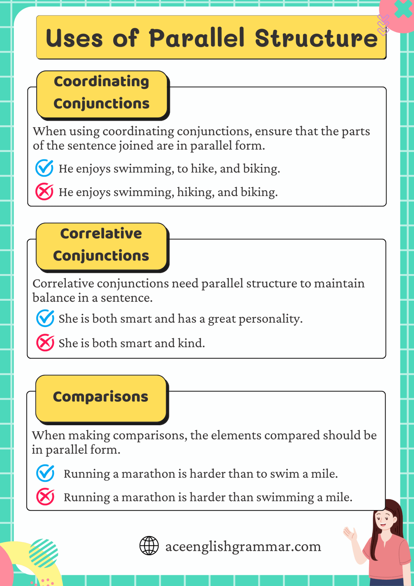 parallel structure: Definition and Examples - AceEnglishGrammar